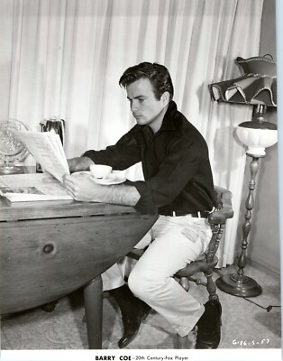 BARRY COE 20th Century Fox Actor Orig 1950s PRESS PHOTO G186-S-57 | eBay
