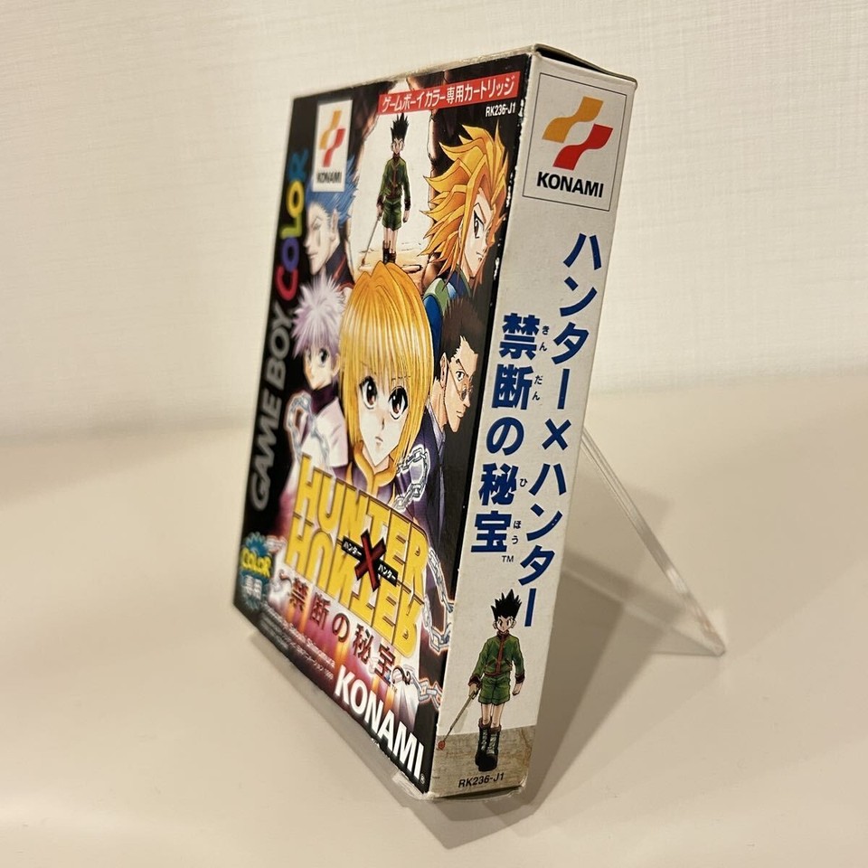 Nintendo Hunter x Hunter Game Boy Color Box Manual Excellent Anime RPG ...