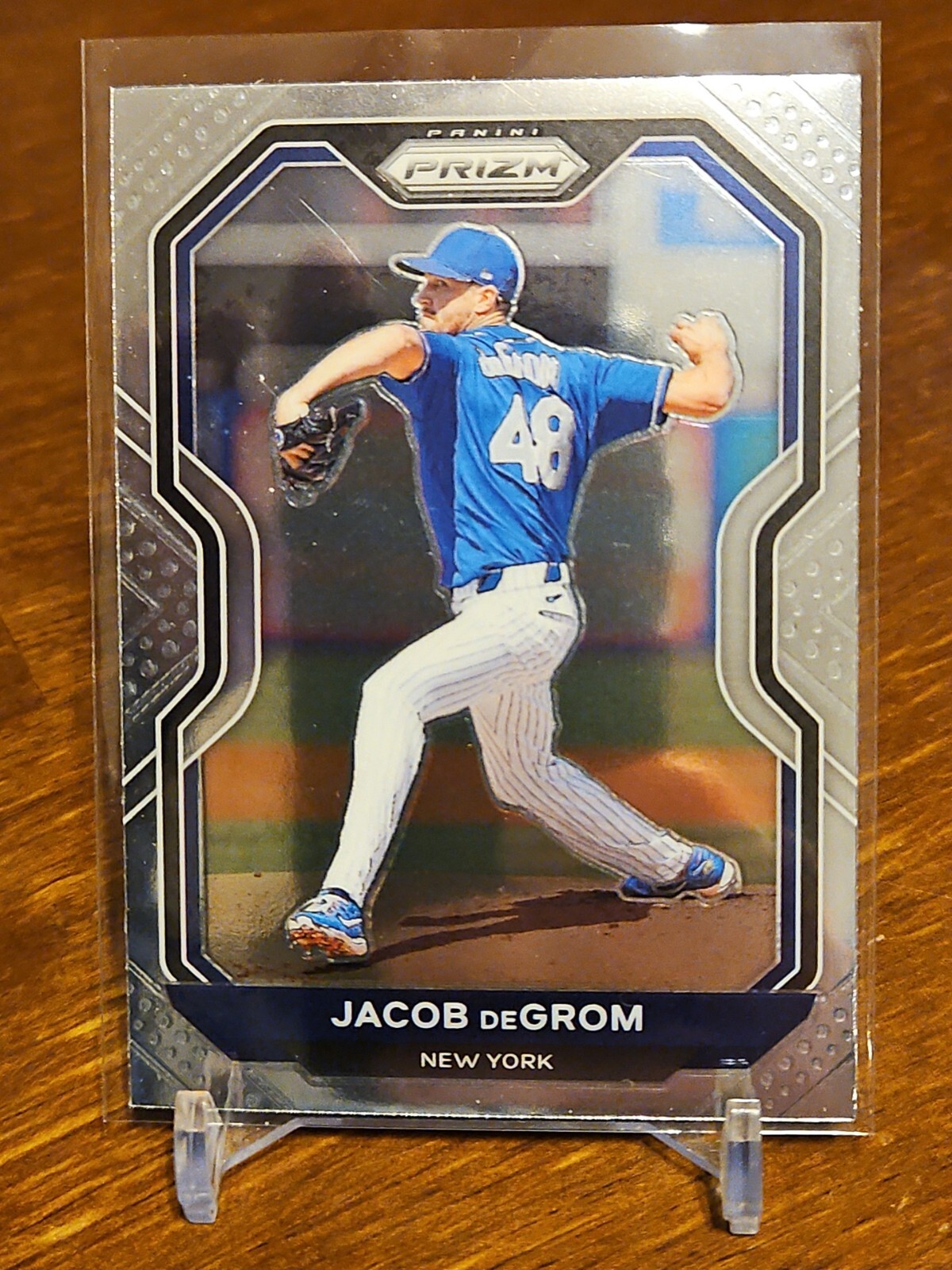 Jacob DeGrom 2021 Panini Prizm Baseball #111 Tier II MLB New York Mets ...