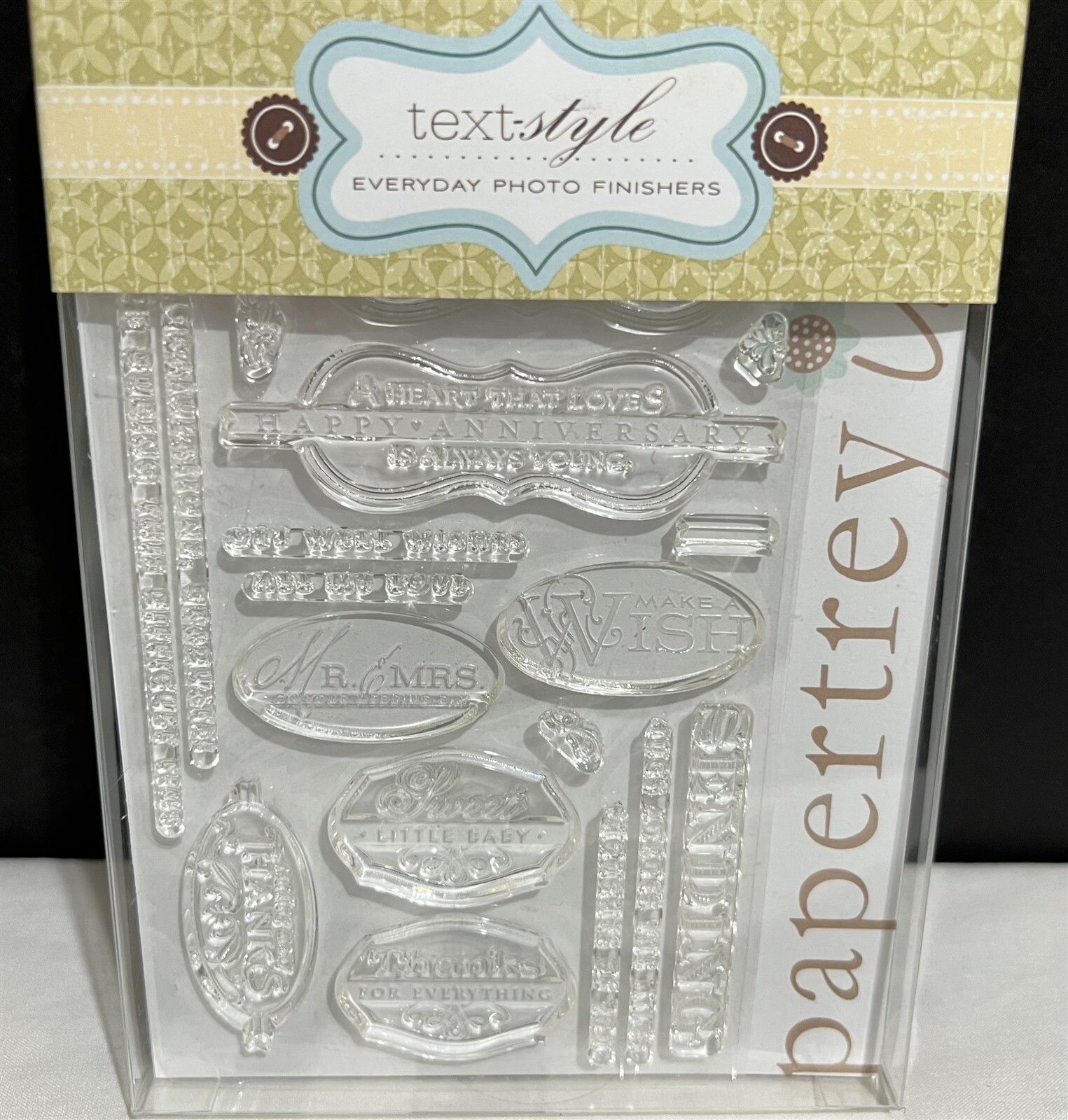 Papertrey Ink EVERDAY PHOTO FINISHERS Holiday Rubber Stamps Dies Lot | eBay