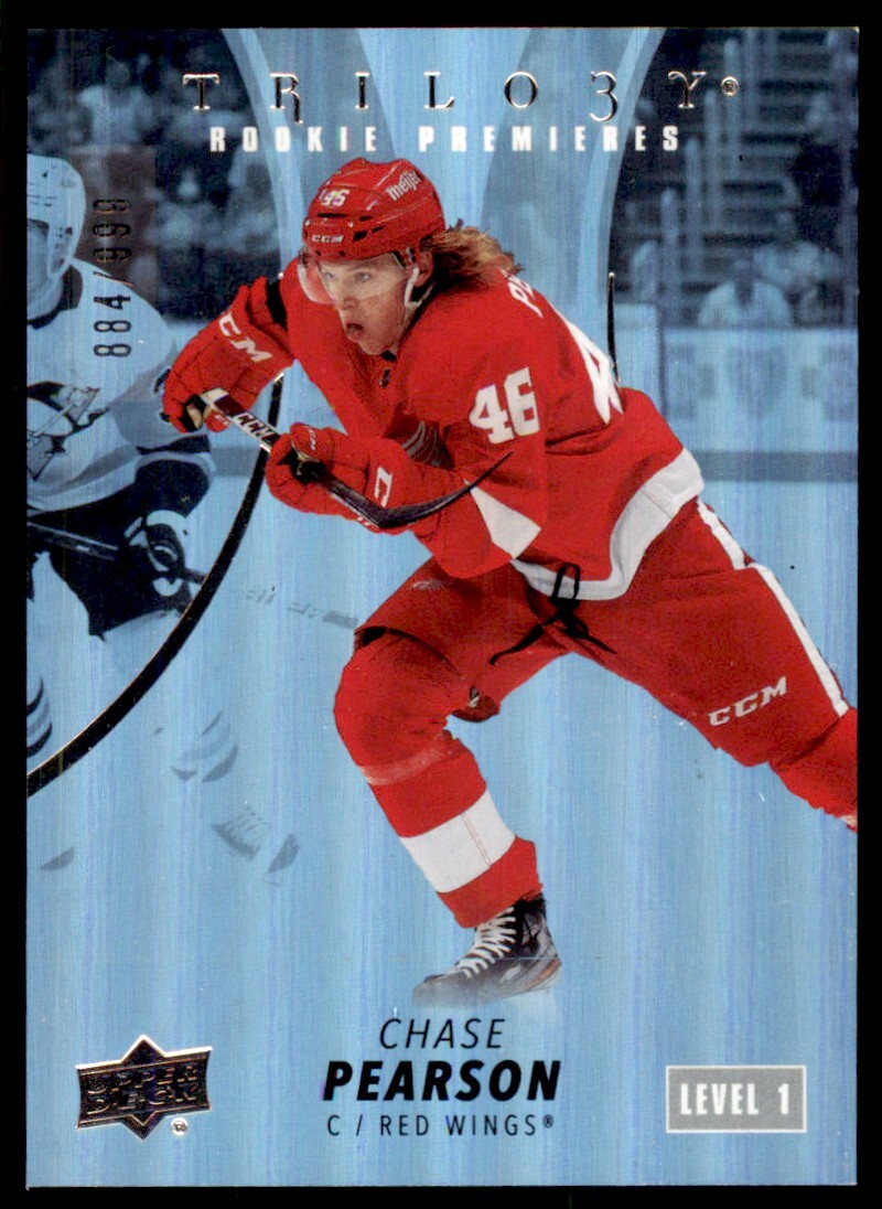 2022-23 Upper Deck Trilogy Chase Pearson Hockey Card 884/999 Detroit Red Wings | eBay
