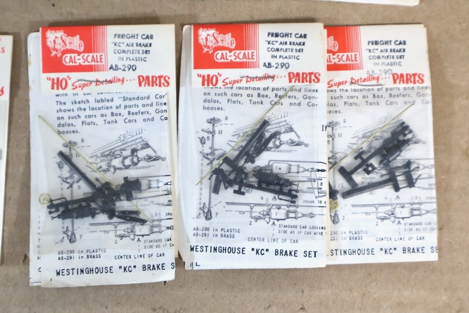 Cal-Scale Misura Ho Locomotiva Coach & Vagone Super Detailng Parti Og ...