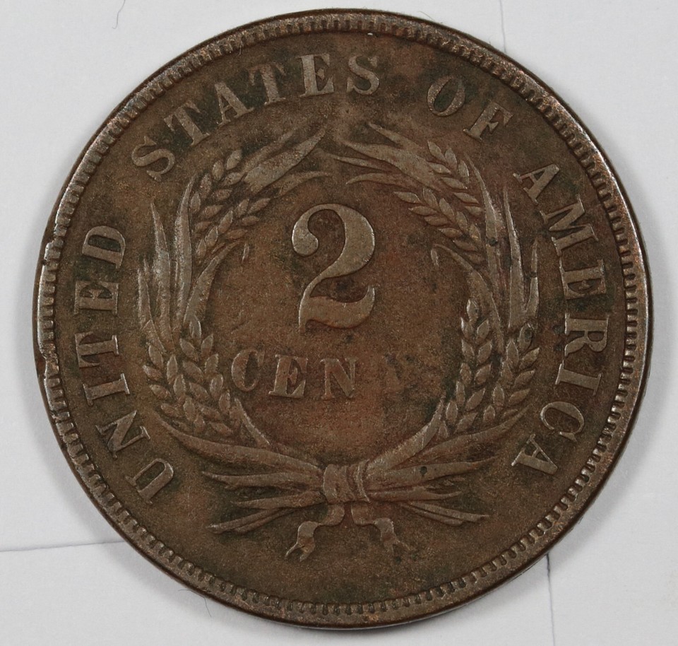 1867 2 Cent Piece. XF. 184668 | eBay