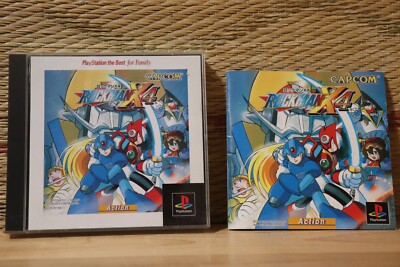 Rockman X4 PS the Best Ver Japan Playstation 1 PS1 Very Good Condition ...