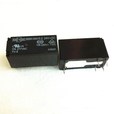 10PCS 888H-1AH-F-C 24VDC General Purpose Relay 17A 6Pins | eBay