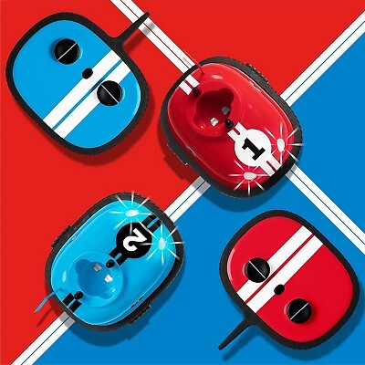 Sharper Image RC Red & Blue Ejecting Bumper Rivals Set - 6pc | eBay