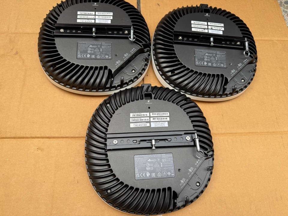 Lot of 3 Aruba AP-635-US Tri-radio 2x2:2 802.11ax Wi-Fi 6E Campus AP ...