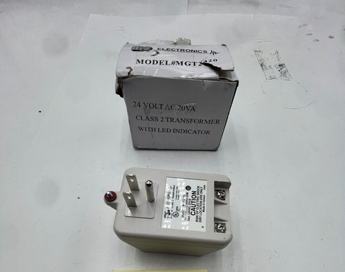 MG ELECTRONICS MGT2420 Class 2 Transformer with LED Indicator 24VAC ...