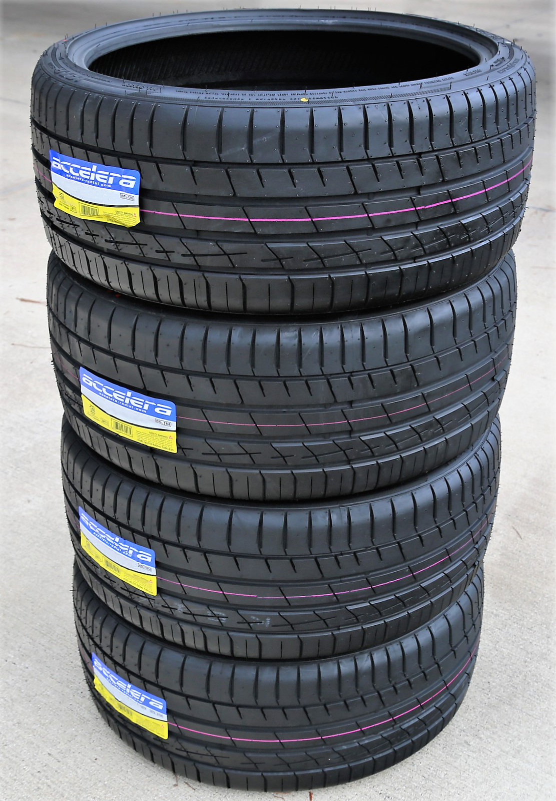 4 Tires Accelera Iota ST68 255/35ZR22 255/35R22 99W XL A/S High ...