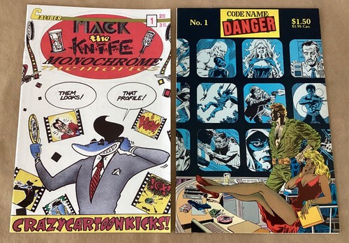 Mack the Knife CodeName Danger #1 1990s Caliber 1980s series comic book ...