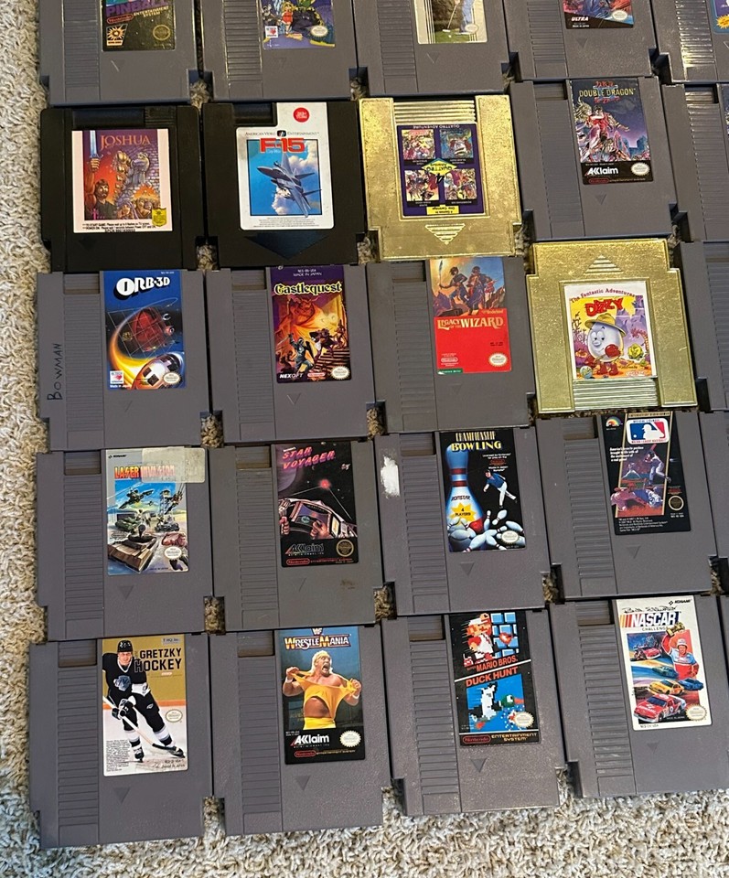 Lot Of (85) Nintendo NES Video Games | eBay