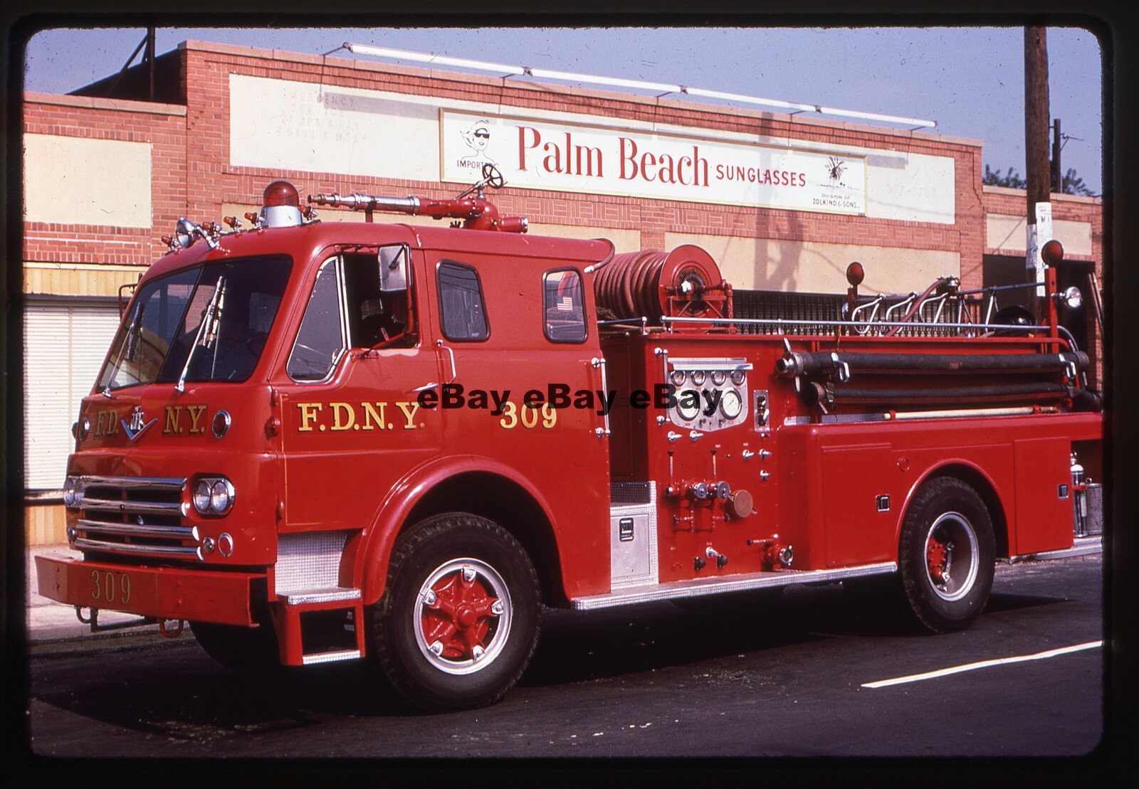 FDNY Engine 309 1963 International/H&H Fire Apparatus Slide | eBay