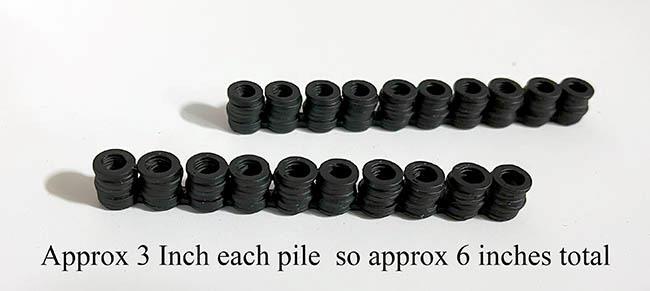 HO Scale TIRES in Bulk approx 6 inches of tire piles comes Painted | eBay