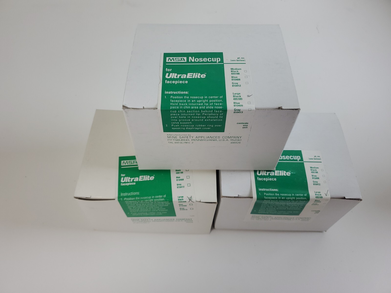 MSA SAFETY 495189 Nosecup Assembly Ultra Elite PKGD Large for sale ...