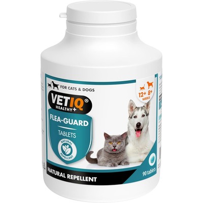 VETIQ Flea-Guard Granules For Cats & Dogs 100% Natural Repellent 90 ...