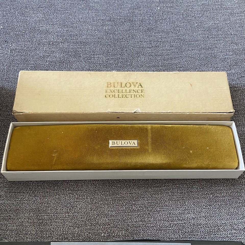 Vintage Bulova Watch Presentation Box ~ Lot of 3 ~ Ultime Excellence ...