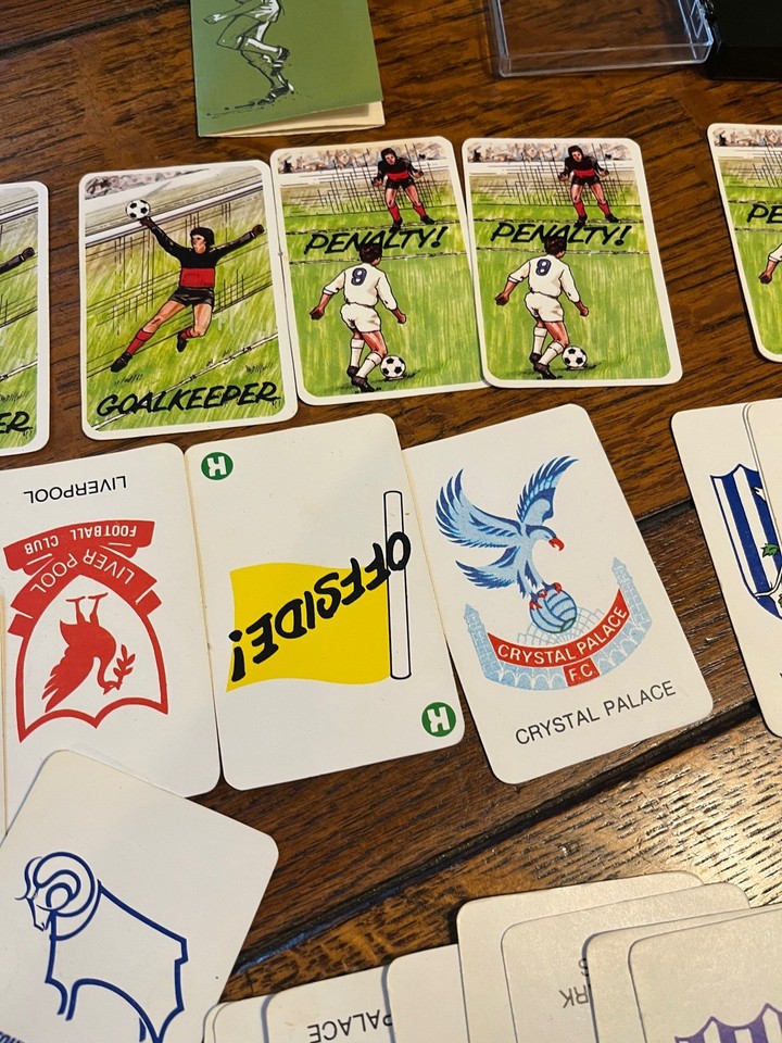 Vintage Kentalong Football Card Game Boxed Complete Deck + Rules Rare ...