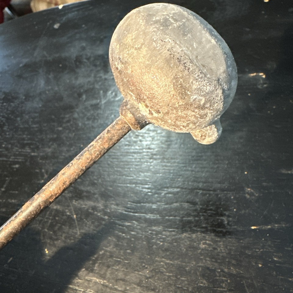 Vintage Cast Iron Lead Dipper Melting Smelting Ladle for Bullet Molds ...