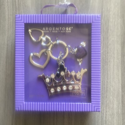 Key Chain By Argento SC Made With Crystals Distributed By Swarovski ...