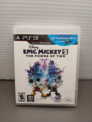 Disney Epic Mickey 2: The Power of Two PS3 Video Game PlayStation 3 CIB ...