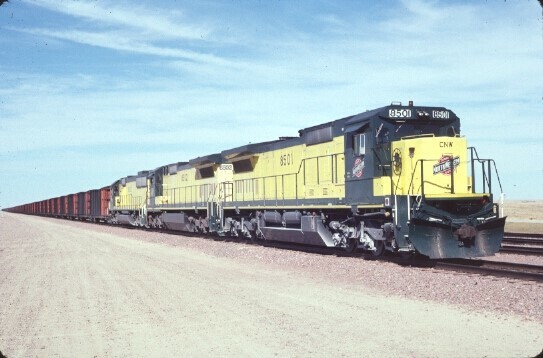 CNW 8501 C40-8 OGEX BILL WY (NORTH WESTERN) ORIGINAL SLIDE 10-01-90 T18-13 | eBay