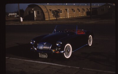 Vintage Film Slide 35mm 1950's Johnson Air Base USAF Drag Races MGA ...