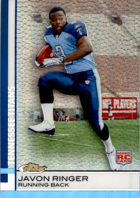 2009 Finest Javon Ringer Rookie Tennessee Titans #64 | eBay
