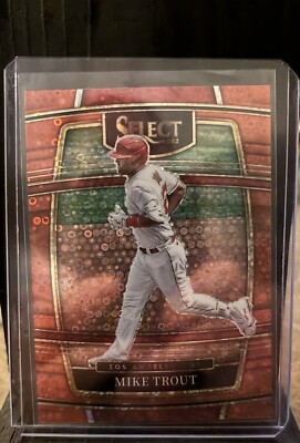 2022 Panini Select Red Disco Prizms #88 Mike Trout | eBay