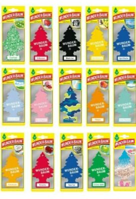 3er Pack Wunderbaum Auto-Lufterfrischer Duftbaum - 15 verschiedene ...