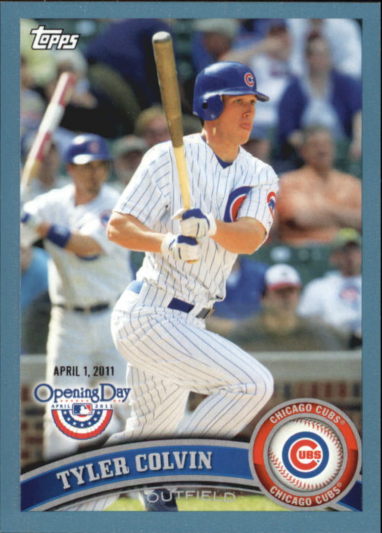 2011 Topps Opening Day Blue Chicago Cubs Baseball Card #117 Tyler ...