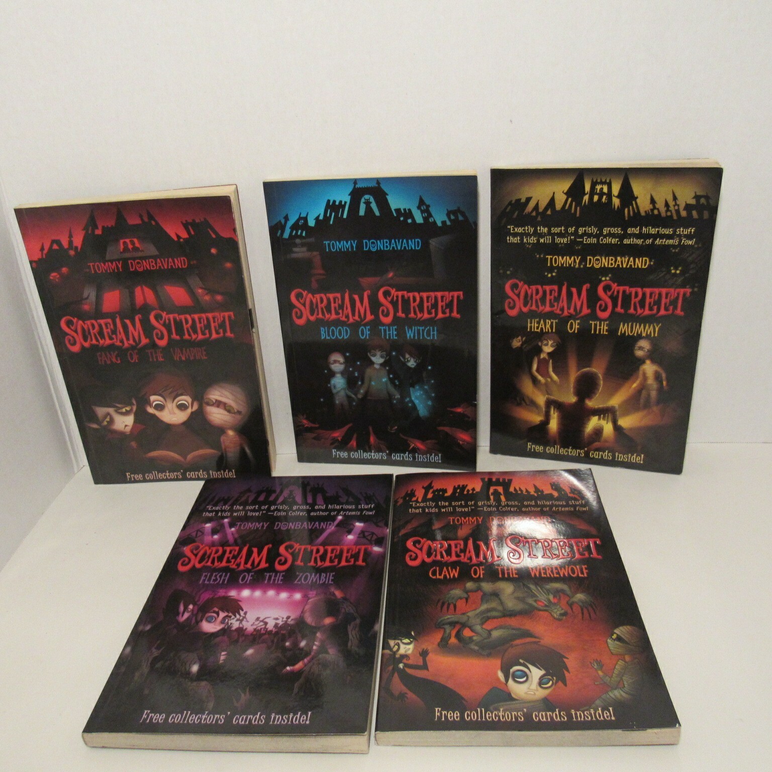 SCREAM STREET SERIES by Tommy Donbavand, Lot of 5 Paperback Books, Ages ...