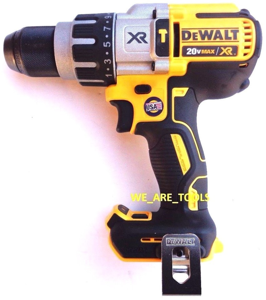 DeWalt DCD996 20V Max XR Brushless 3-Speed Cordless 1/2 Hammer Drill 20 ...