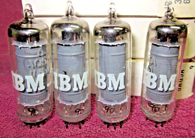 FOUR NIB Matched IBM/GE 6AQ5A Tubes 6AQ5 6HG5 6005 EL90 6095 2-PAIR ...
