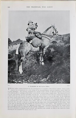 1900 BOER WAR PRINT TRUMPETER OF THE SCOTS GREYS | eBay UK