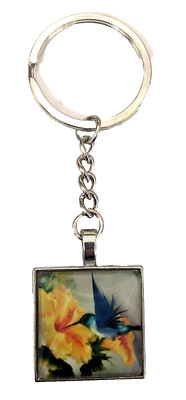 #7 KeyChain Humming Bird Jewelry Pendant Backpack Purse Tote Lunch Bag ...