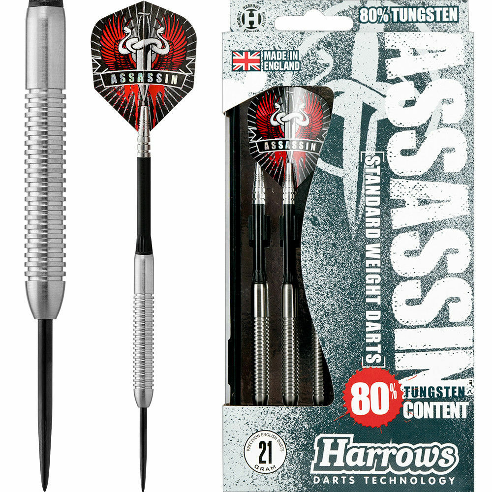 Harrows Assassin Steel Tip Darts Set 18g–40g – Multiple Weights | eBay UK