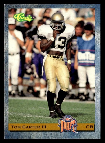 Tom Carter 1993 Classic Card #67 Notre Dame | eBay