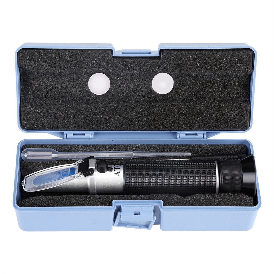 Handheld Professional Alcohol 0-80% Test Refractometer Liquor Tester ...