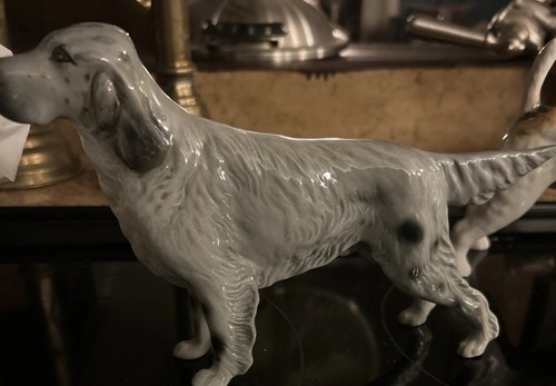 BESWICK DOG.Porcelain 9x6 SETTER figurine TALAVERA ROMULUS | eBay Australia