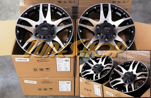 SSW 16x8 6x139.7 +20 POLISH SEMI GLOSS BLACK FACTORY OE ALUMINUM ALLOY ...