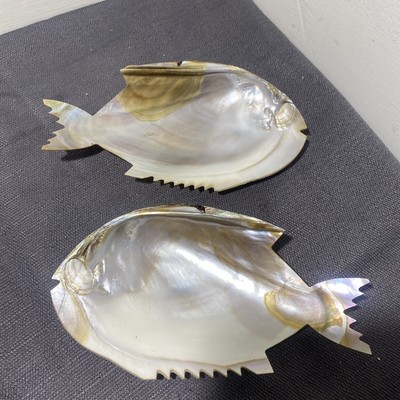 2 Fish Sea Shells Dishes | eBay