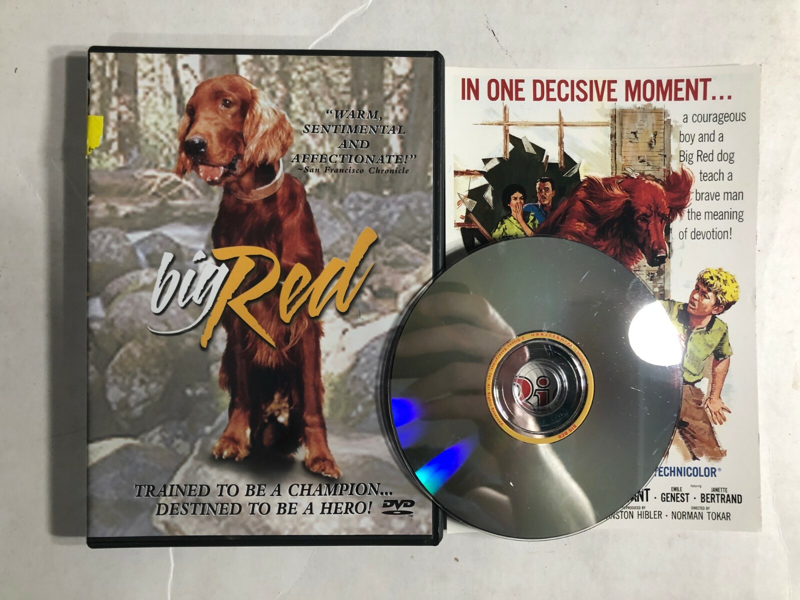 Big Red (DVD, 2002) Walter Pigeon, Gilles Payant, Emile Genest, Janette ...