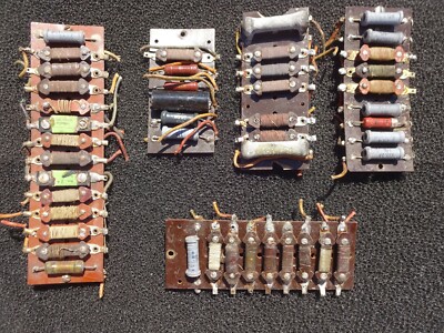 Lot of Vintage Resistors on a Boards, Signal corps | eBay