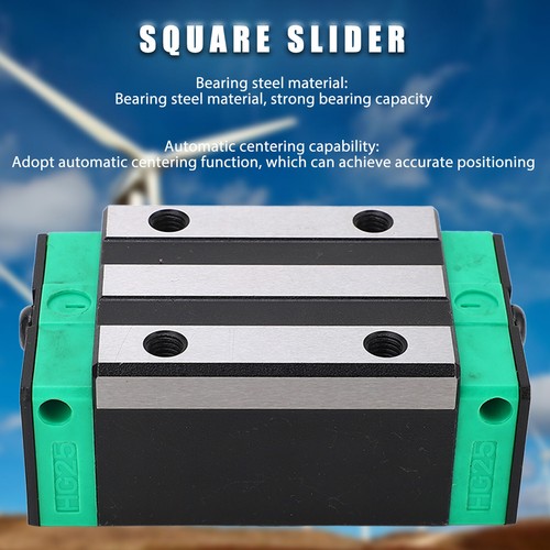 Linear Motion Slider Block Bearing Steel Accurate Smoothly Operation ...