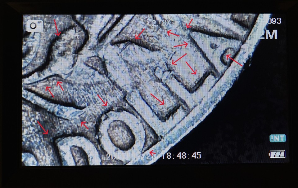 1967 Washington Quarter Multi Error Strike Coin Chicken Leg, Missing ...