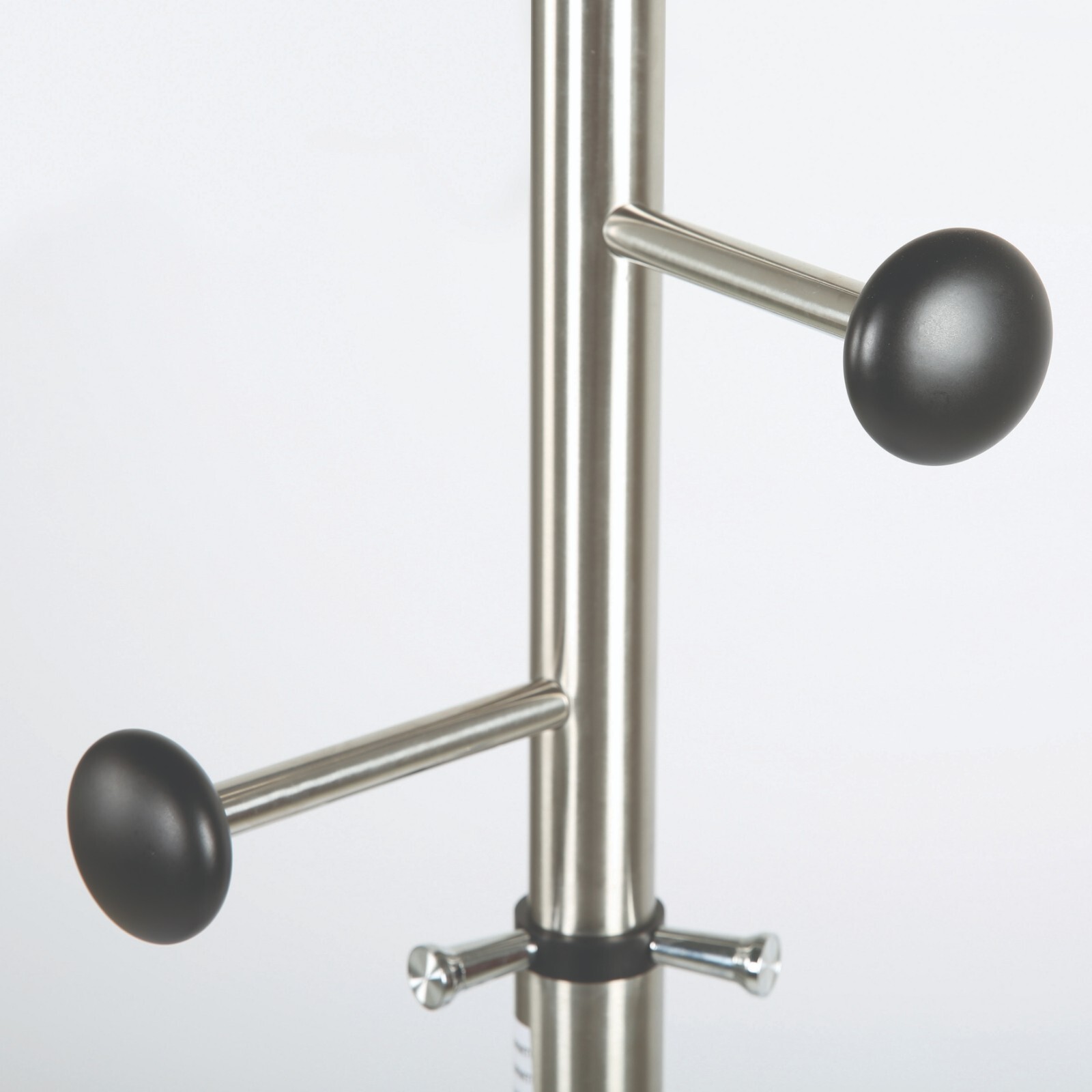 Freestanding Tree Coat and Hat Hanger Stand Stainless Steel Silver 74 ...