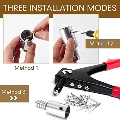 Ultra Threaded Tip Replacement Repair Kit Metal Broom Handle Adapter ...