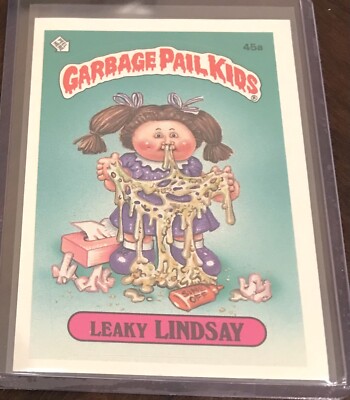 Leaky Lindsay 45a 1985 Topps Garbage Pail Kids GPK Series 2 OS2 Trading ...