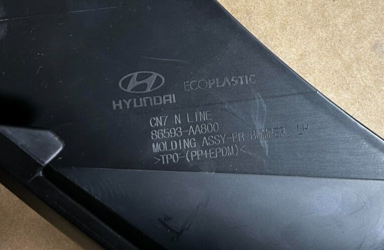 86593-AA800 Genuine Hyundai Front Bumper Moulding (LH) Fits '21-'23 ...