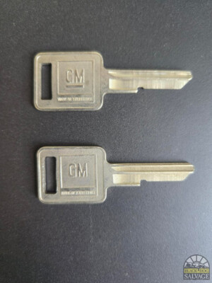 Vintage GM C-Code Key Blank, Pair, Classic General Motors Vehicle Car ...